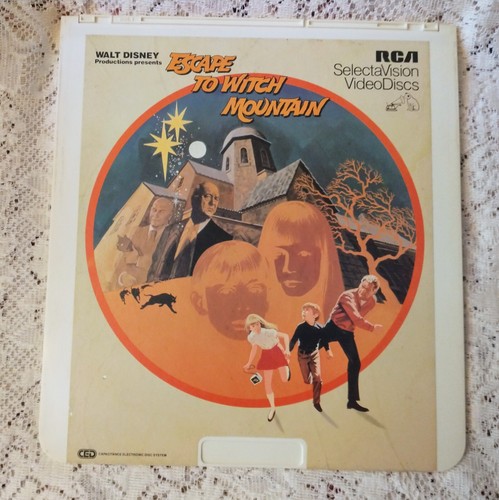 VINTAGE 1981 RCA Selectavision CED Disney Escape to Witch Mountain NICE ...
