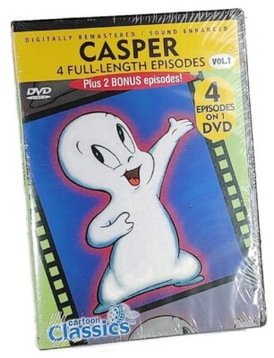 Casper, Vol. 1: 4 Full-Length Episodes (DVD) & Artwork only NO CASE ...