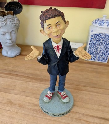 1993 Alfred E. Neuman Mad Magazine 14" Statue What Me Worry? | eBay