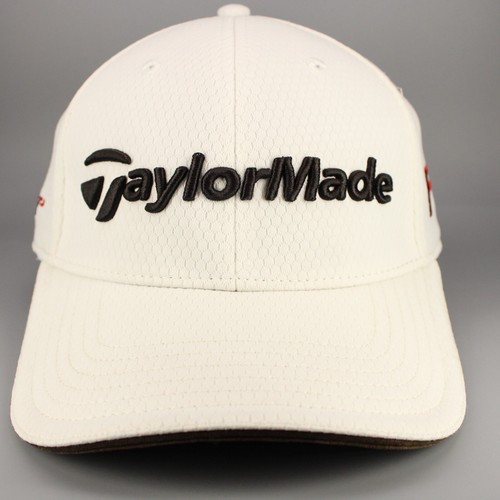 TaylorMade R11S Penta Hat Cap Adjustable White Black Golf Tour ...