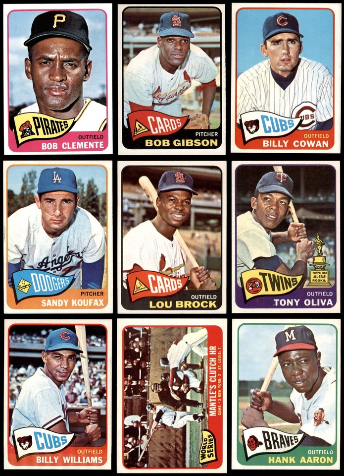 1965 Topps Baseball Complete Set - Premier 8 - NM/MT 5807107 | eBay