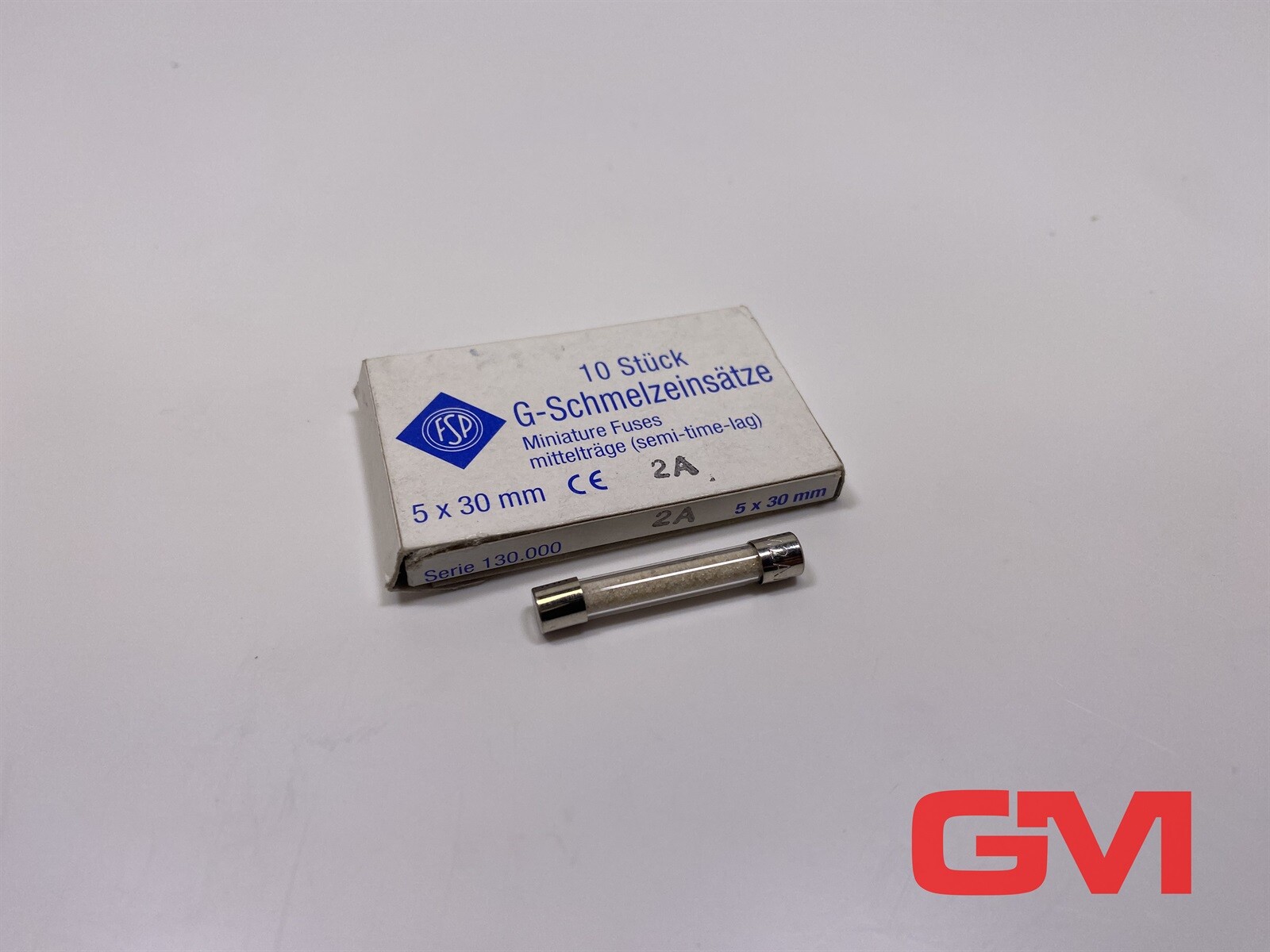 VE 10x FSP G-Schmelzeinsätze mittelträge 5x30mm 2A miniature fuses ...