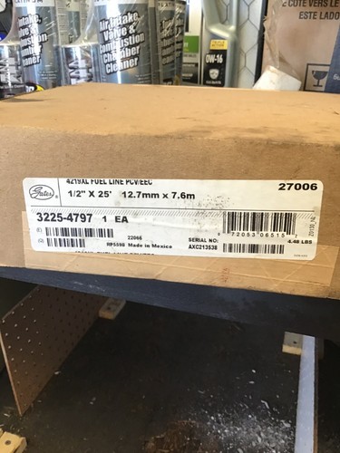 Gates 3225-4797 4219XL Fuel Line Hose PCV/EEC 1/2" 25 feet | eBay