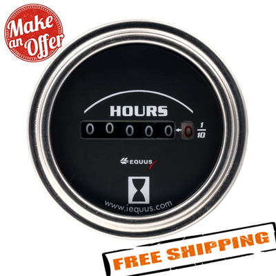 EQUUS E7210 2" Chrome Hourmeter | eBay