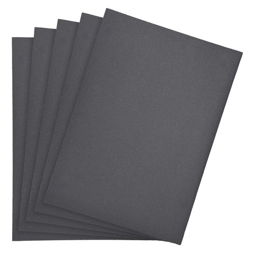 Waterproof Sandpaper, Wet Dry Sand Paper Grit of 500, 11 x 9inch 5pcs ...