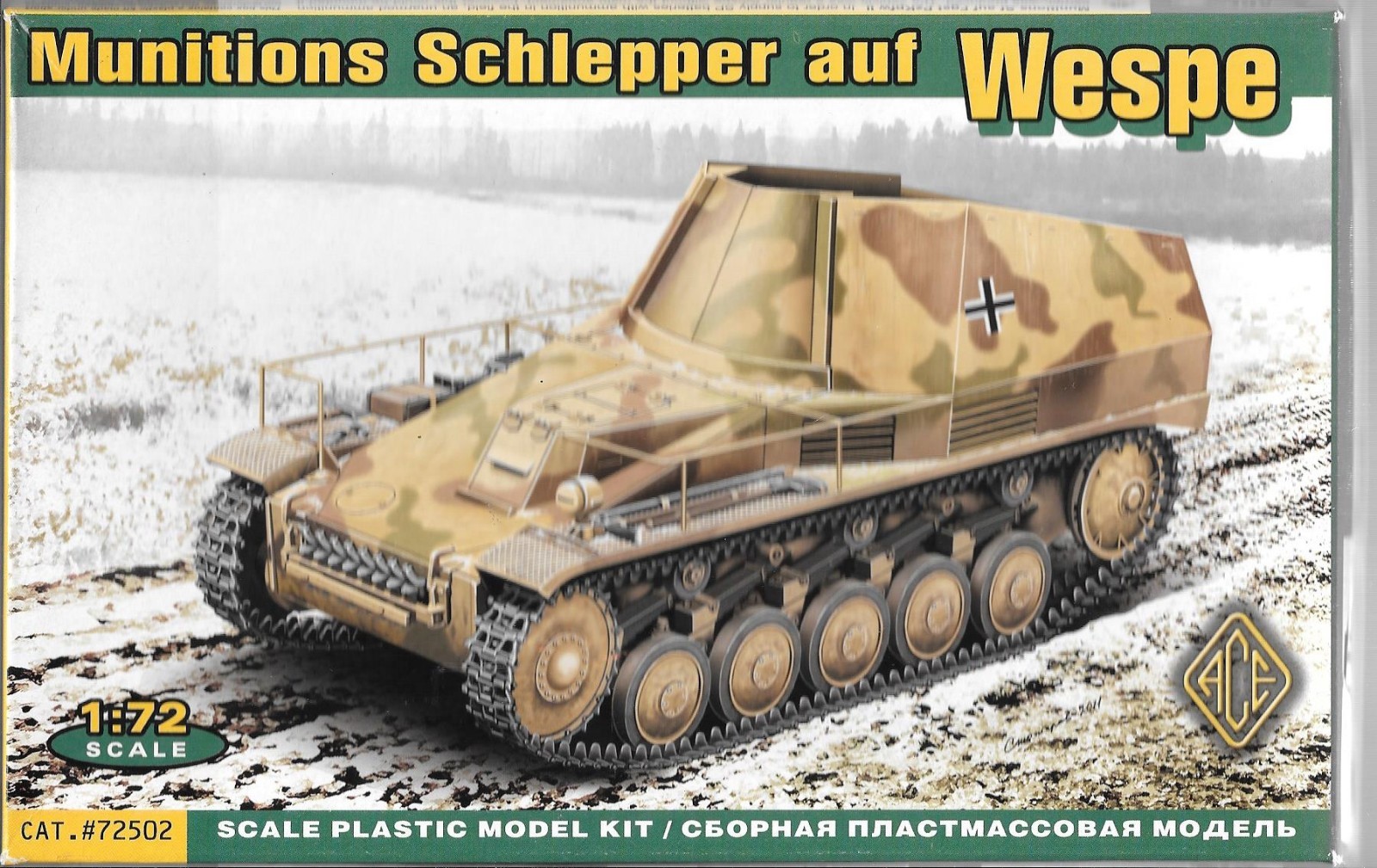 1/72 German Ww2 Munitions Schlepper Auf Wespe ACE 72502 for sale online ...