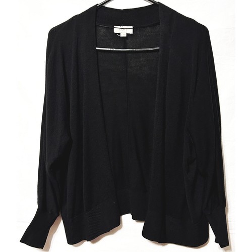 NWOT Women's Loft Outlet Small Black Long Sleeve Open Front Shrug ...