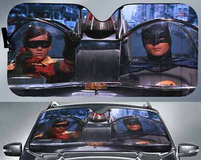 Batman and Robin Car Sun Shade | Multicolor | Privacy Shade | Sun ...