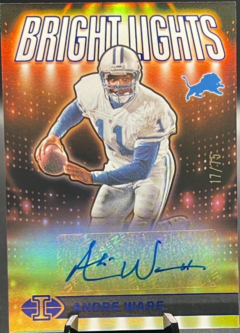2024 Panini Illusions - Bright Lights Signatures Andre Ware #BLS-AWE ...