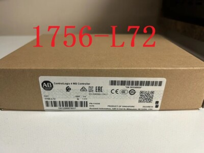 New Allen Bradley AB 1756-L72 SER B ControlLogix 4MB Controller PLC ...