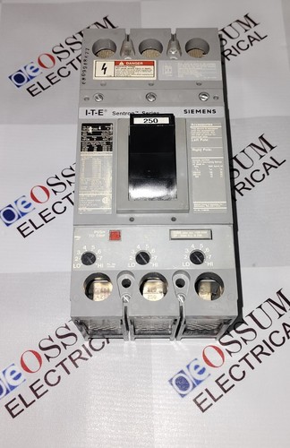SIEMENS ITE SENTRON HFD63F250 CIRCUIT BREAKER 250A 440VAC 65KA FAST ...