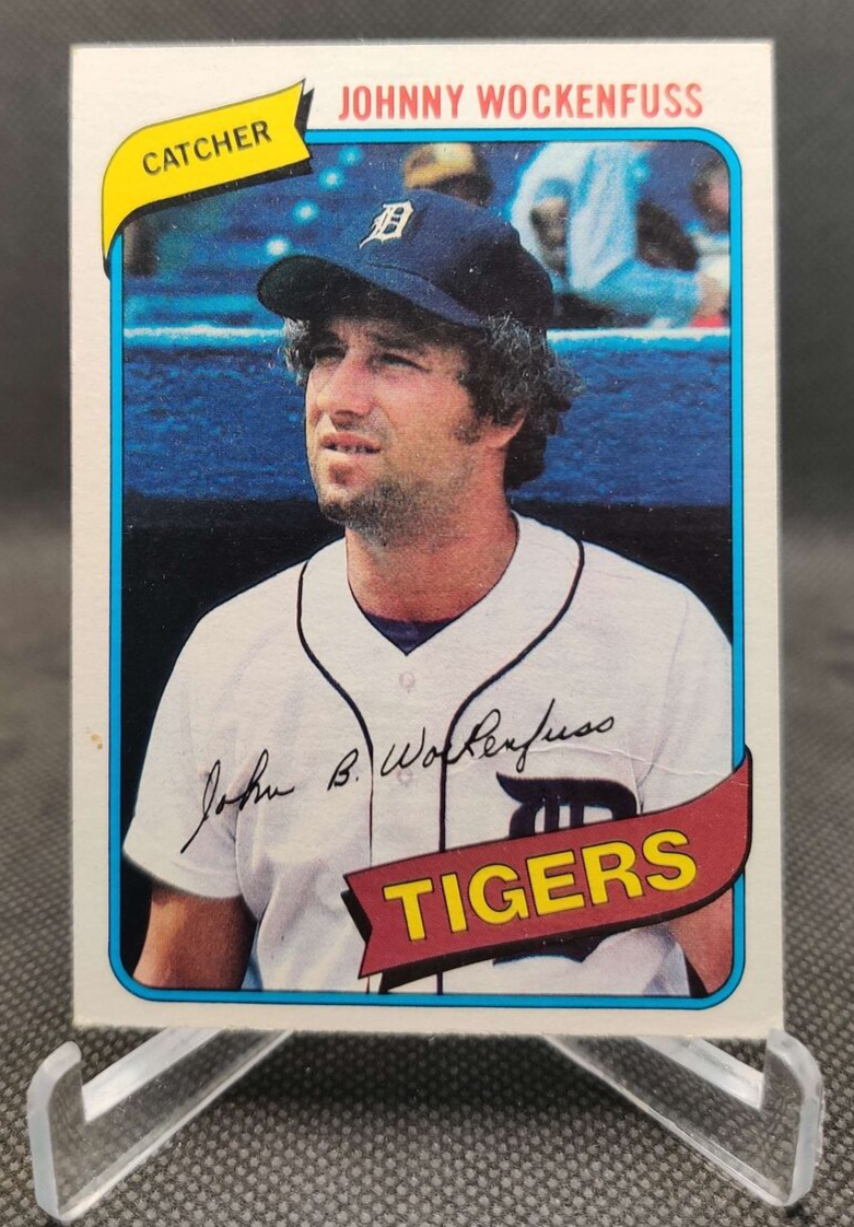 1980 Topps #338 John Wockenfuss Detroit Tigers baseball card | eBay