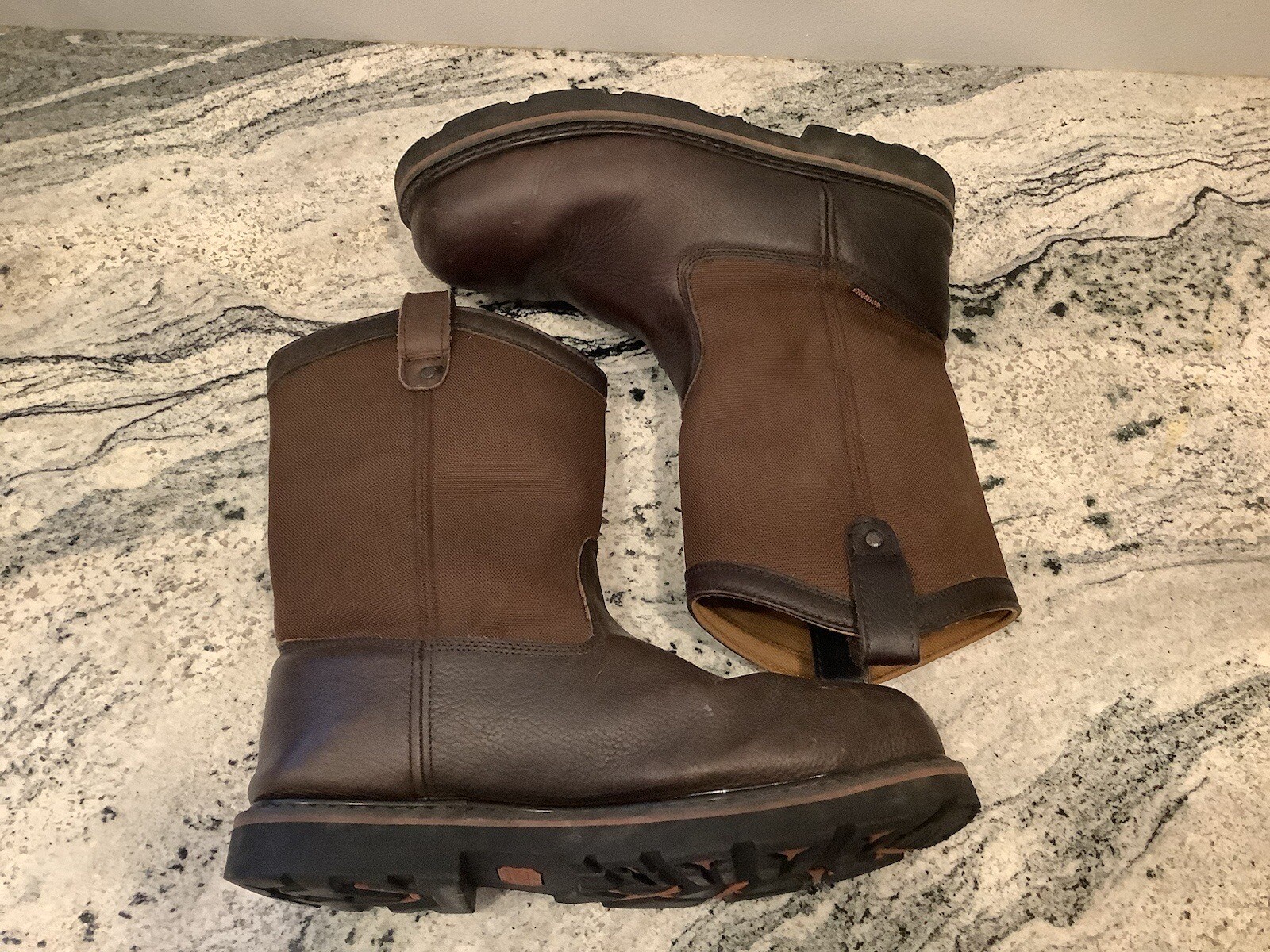 Schmidt Mens Leather Steel Toe Safety Work Boots 10” 13 M | eBay.de