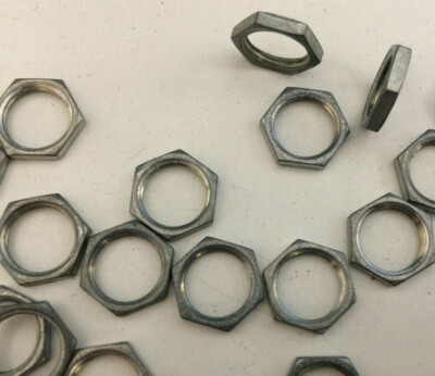 M9 x 0.75mm Potentiometer Nut 11mm AF 2mm Thick Zinc Alloy Multi Qty ...