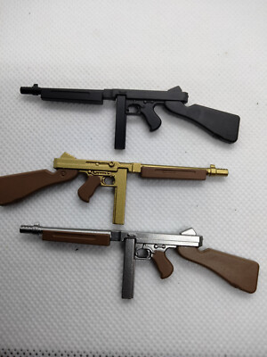 M1 Thompson WW2 Submachine Gun 1/12 Scale Weapon Action Figure ...