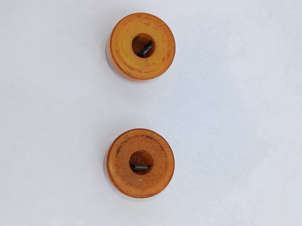 ~ORIGINAL~FADA Bullet Catalin Radio Butterscotch Knobs~ | eBay