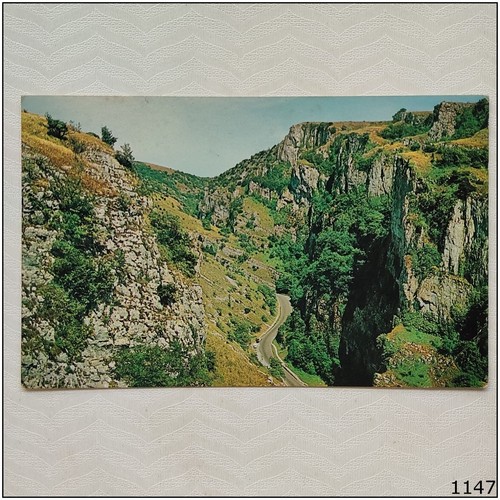Cheddar Gorge Postcard (P1147) | eBay Australia