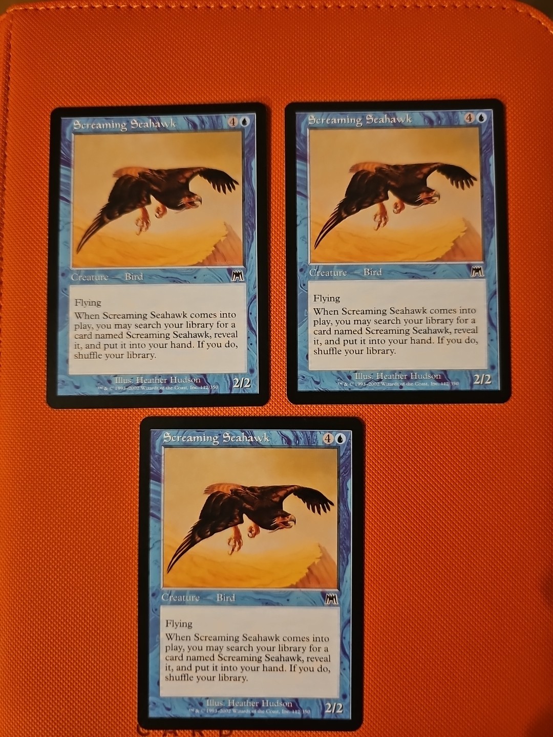 Magic the Gathering - Onslaught - Creature - Screaming Seahawk x 3 | eBay