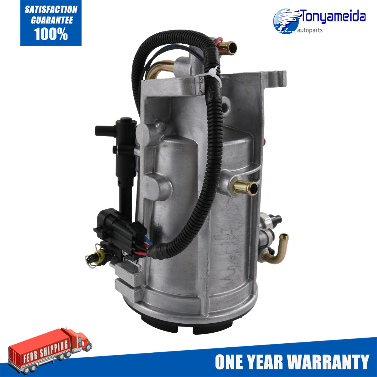 F6TZ9155AB Fuel Filter Housing For Ford F250 F350 E350 7.3L Powerstroke ...