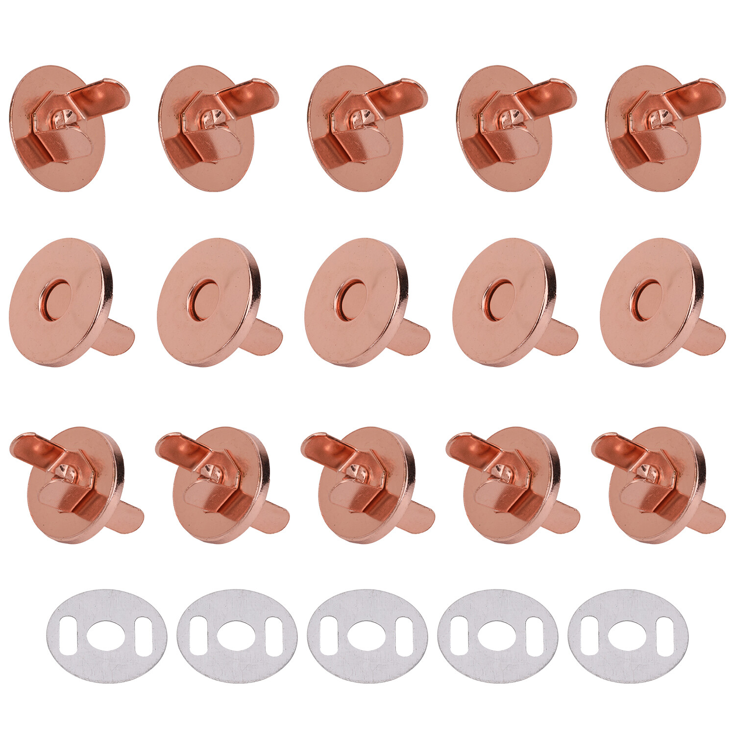 Magnetic Clasp Snap Metal Buttons Fasteners for Leather Coat Jacket ...