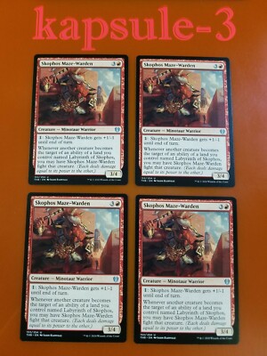 4x Skophos Maze-Warden | Theros Beyond Death | MTG Magic Cards | eBay