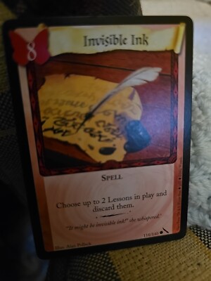 Harry Potter TCG - Invisible Ink #118 | eBay