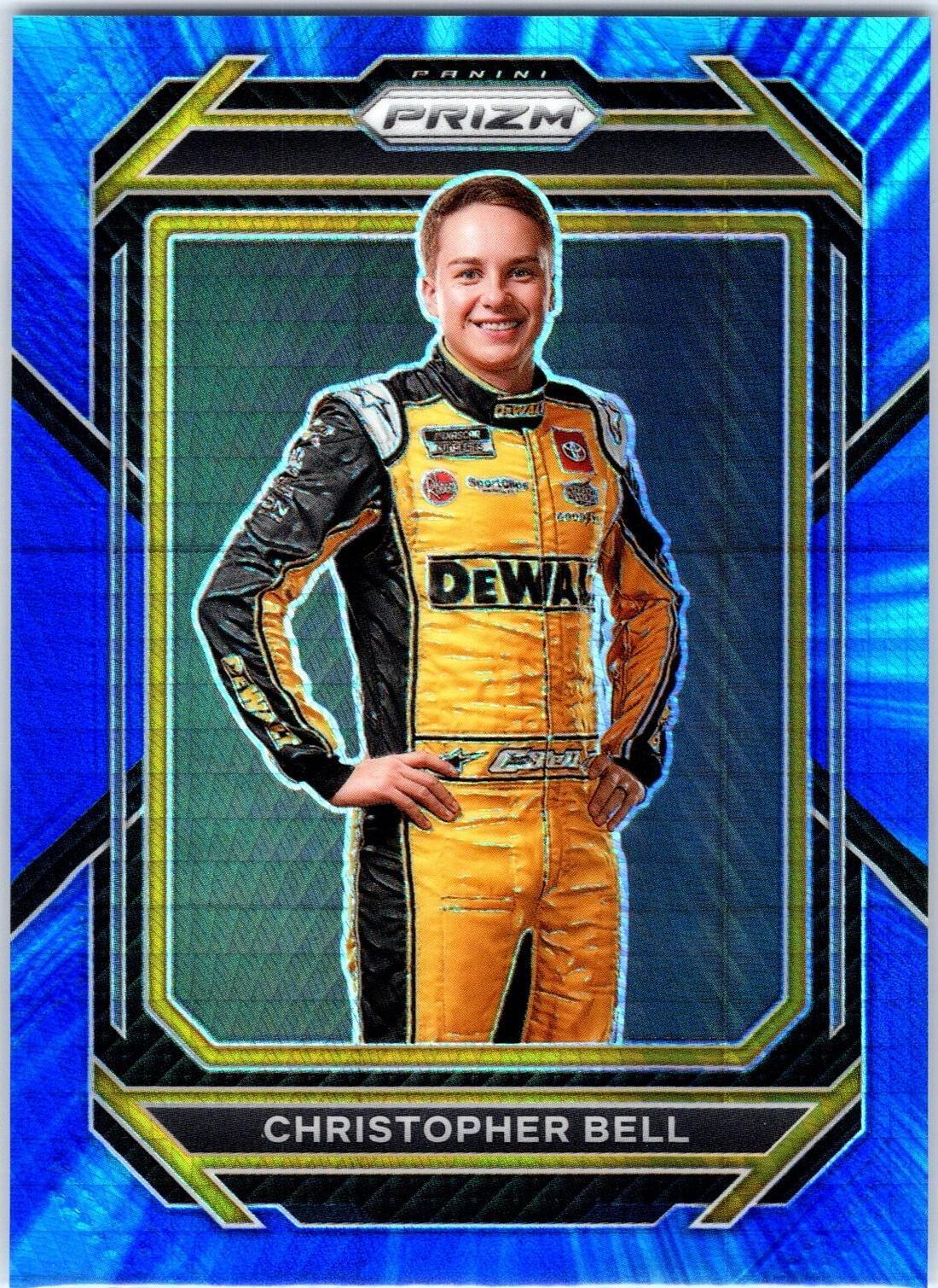 2023 Panini Prizm - Christopher Bell #35 Blue & Carolina Blue Hyper Prizm for sale online | eBay