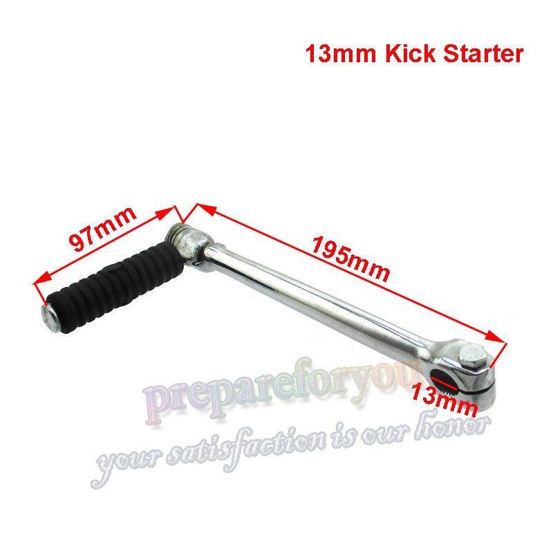 13mm Kick Starter For 50cc 70cc 90cc 110cc 125cc Pit Dirt Bike Piranha ...