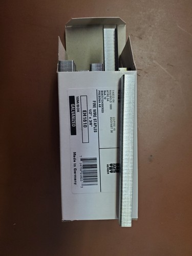 Fasco/Beck fine wire staples 1/2" x 3/8" Galvanized 10M/Box | eBay