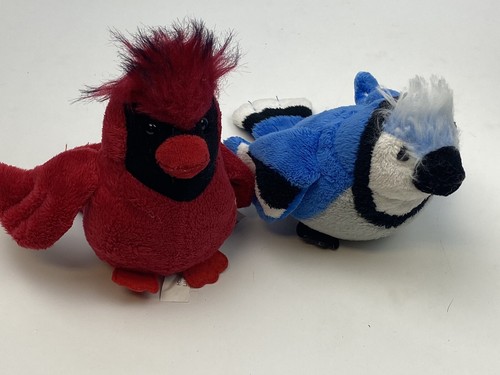 2 GANZ Webkinz Lil Kinz Birds - Cardinal and Bluejay - No Code | eBay