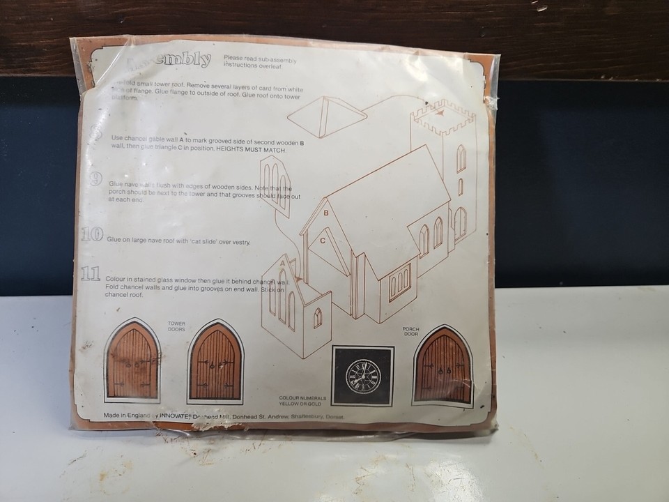 Innovative HO scale “Parish Church" kit | eBay
