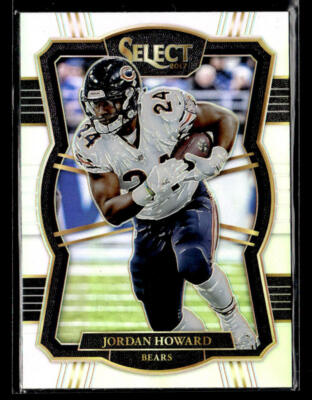 2017 Panini Select #101 Jordan Howard Silver Card Chicago Bears | eBay