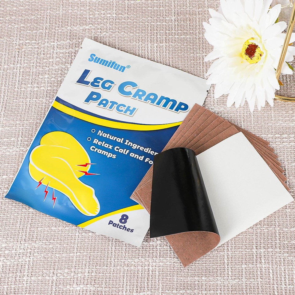 Leg Relief Patches 8PCS Natural Leg Cramps Muscle Soreness Patches Calf ...