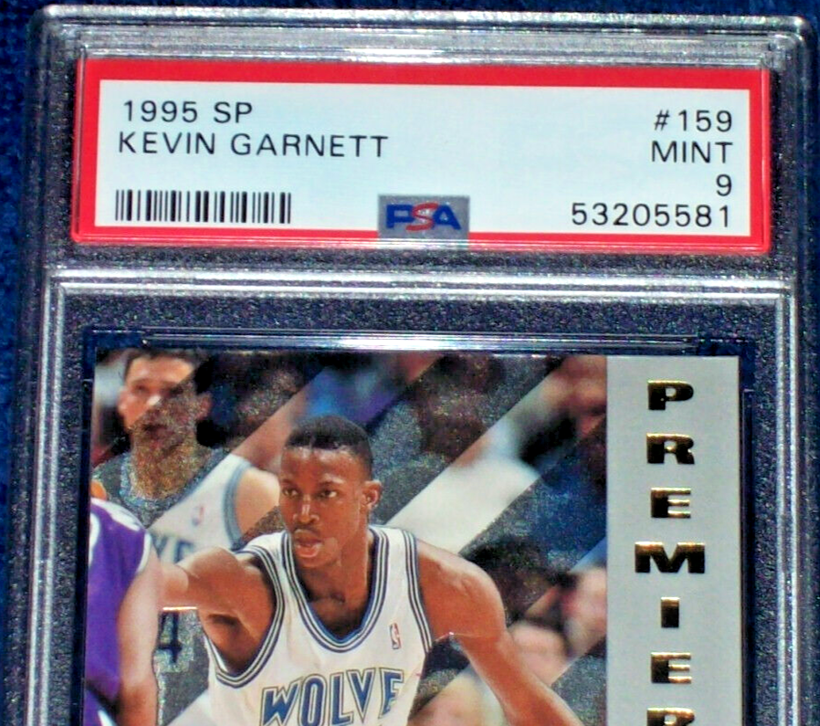 1995 Kevin Garnett rookie #159 SP PSA 9 Minnesota Timberwolves | eBay