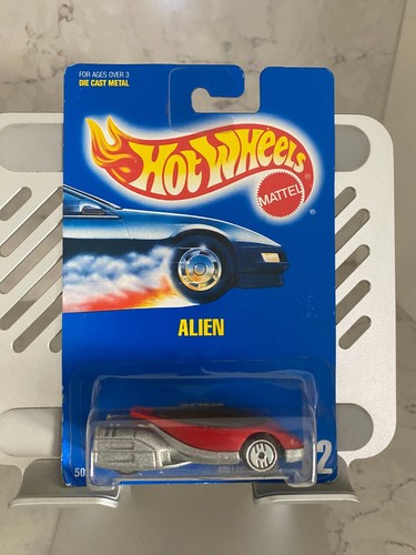 Mattel Hot Wheels Collector #62 Red Silver Alien Die Cast Car Toy Mint ...