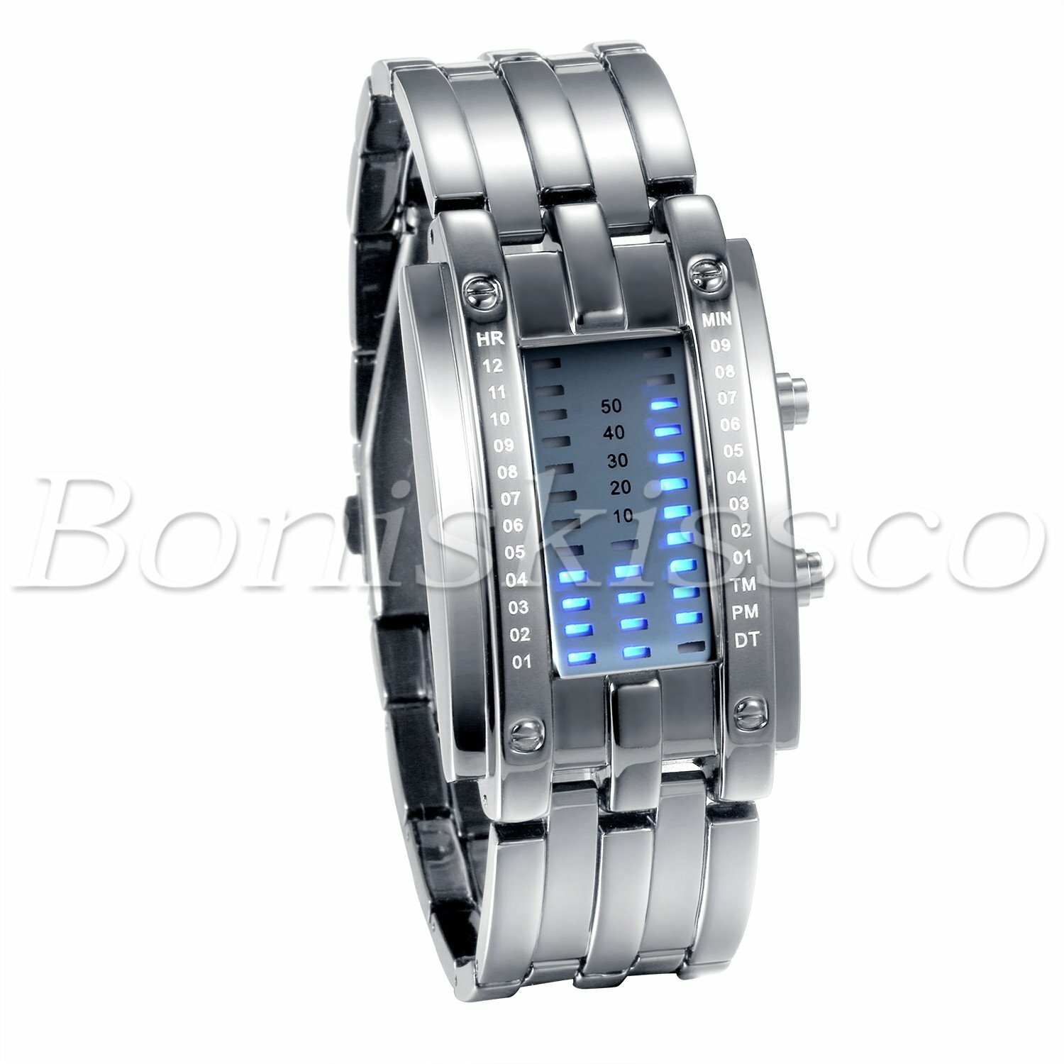 Men's Women's Binary Watches Luminous Sport Date Digital LED Couples ...