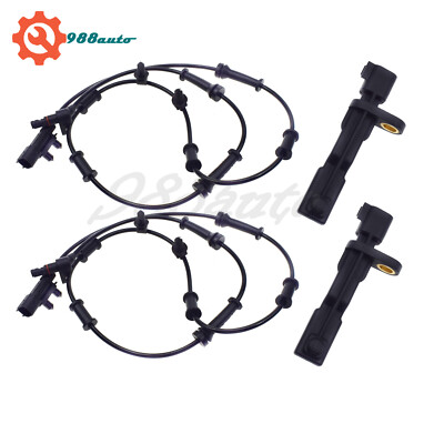 For 07-17 Jeep Wrangler Front Rear Left Right ABS Wheel Speed Sensor ...