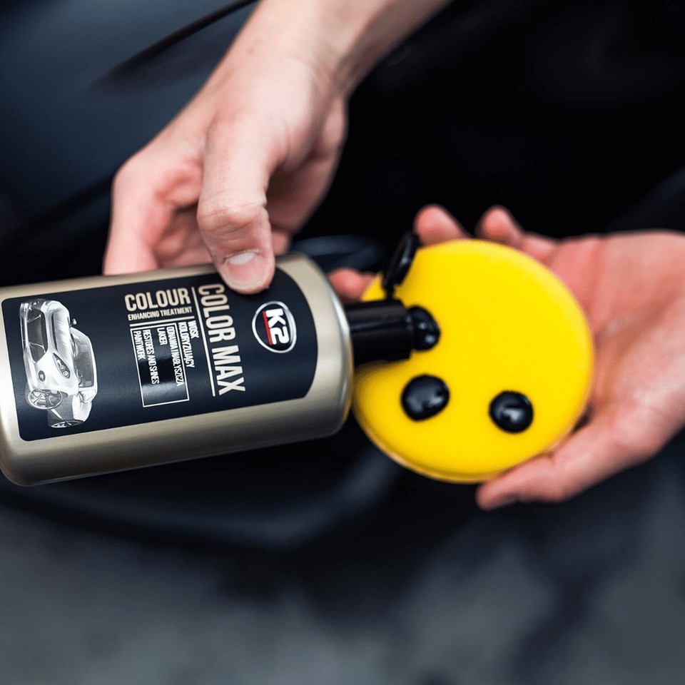 Black K2 Color Max Car Paint Polish Colour Restorer Cover Scratches ...