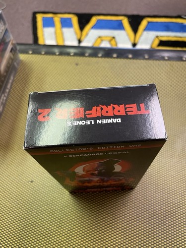 Terrifier 2 VHS Collectors Edition Screambox Art The Clown Horror RARE ...