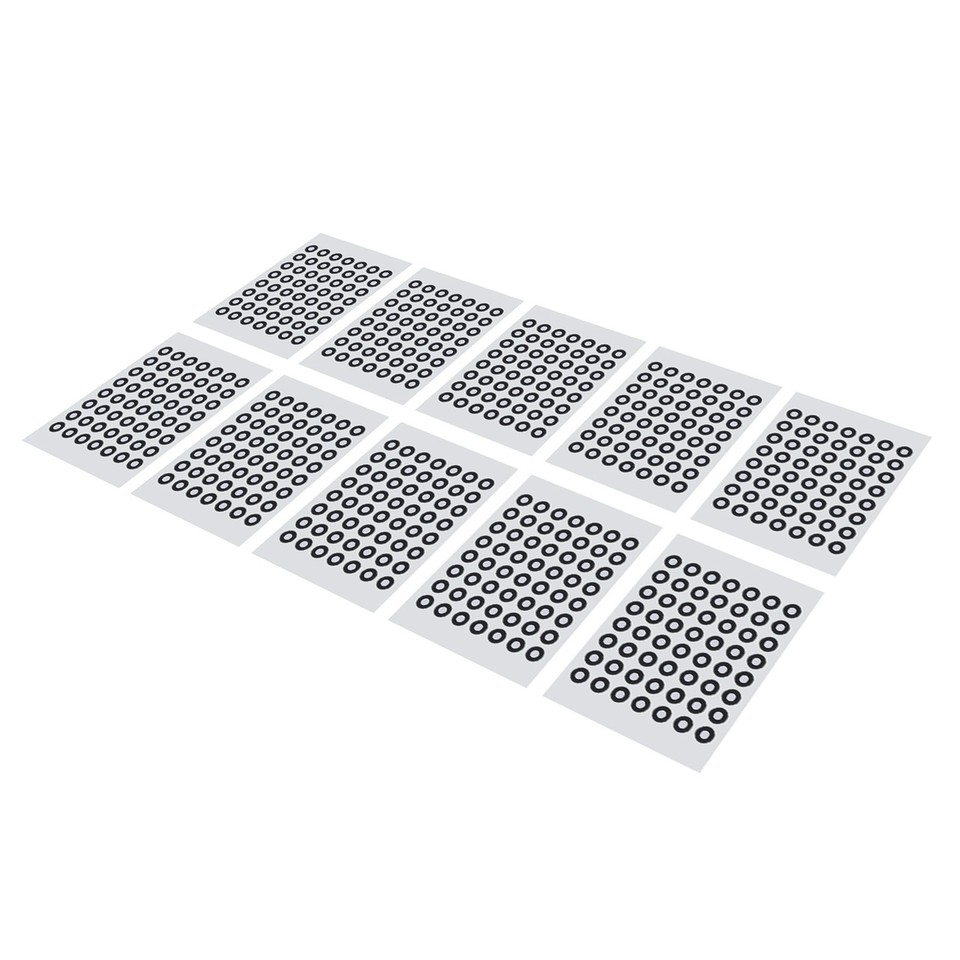 10 Sheet 6mm 3D Scanning Marker 3D Tracking Dot Reference Point Marker ...