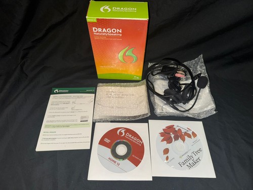Dragon Naturally Speaking Home Version 12 Speech Recognition Software ...