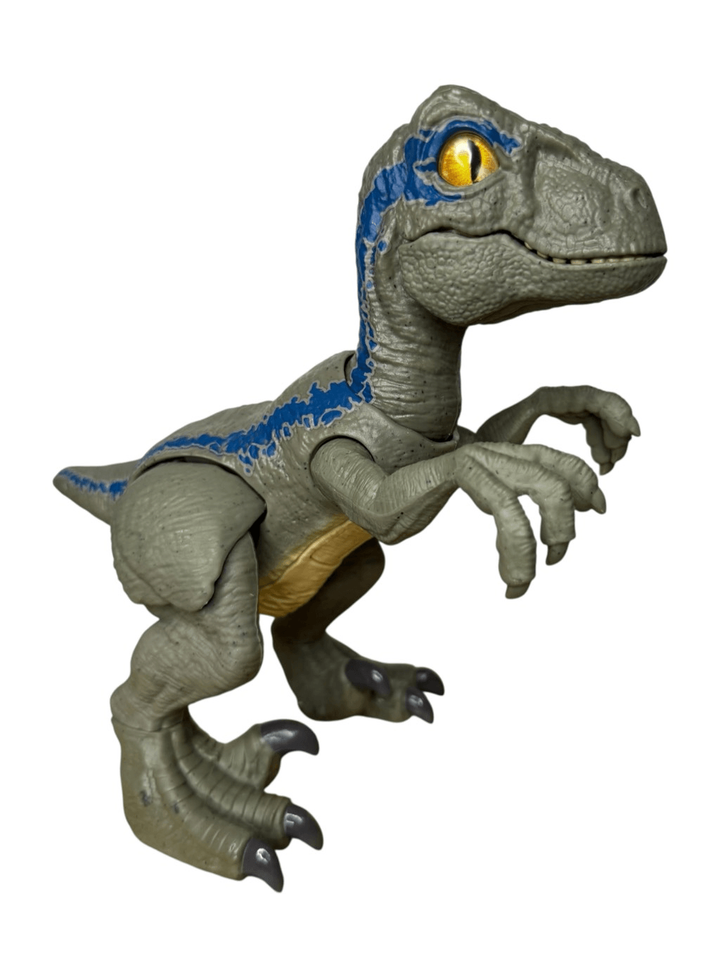 Jurassic World Primal Pal Blue Velociraptor Action Figure Toy Sound ...