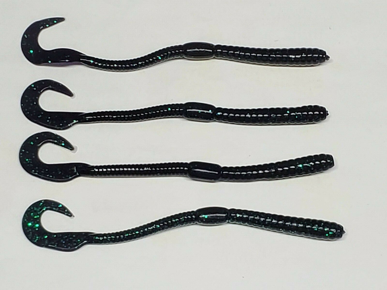 Nimrod's Tackle 6 INCH CURL TAIL WORMS 15 Per Pack Made in USA | eBay