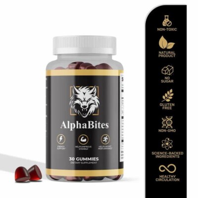 Alpha Bites Male Enhancement Gummies Promote Muscle Growth Energy ...