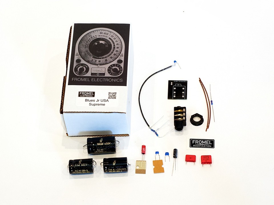 Fender Blues Jr Junior Supreme Mod Kit Installation by Fromel - MIM or ...
