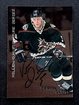 DERON QUINT AUTO 1999-00 BAP MILLENNIUM AUTOGRAPHS 99-00 NO 192 51840 ...