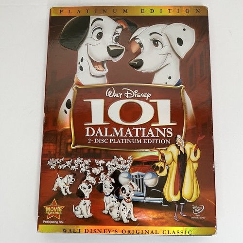 Disney 101 Dalmatians (DVD, 2008, 2-Disc Set, Platinum Edition) With ...