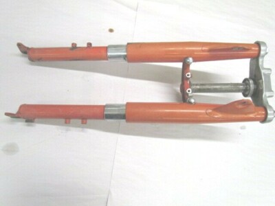Suzuki K15 Hillbilly 80 Forks with triple tree & fork covers headlight ...