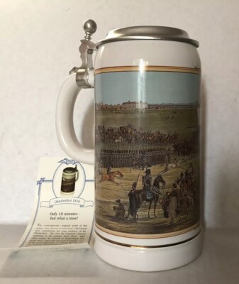 Gerz 1862 Lided Stein Octoberfest 1810 Horse Race West Germany | eBay