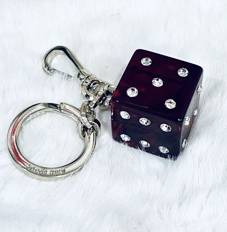Kate Spade Dice Keychain / Bag Charm Red Vegas Craps Novelty NEW | eBay